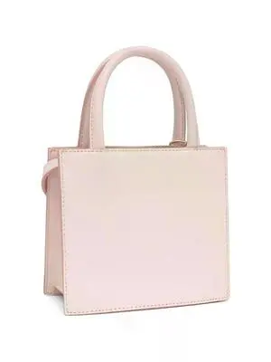 TOUS Mini Brenda Embossed Charm Tote Bag