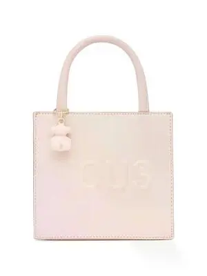 TOUS Mini Brenda Embossed Charm Tote Bag