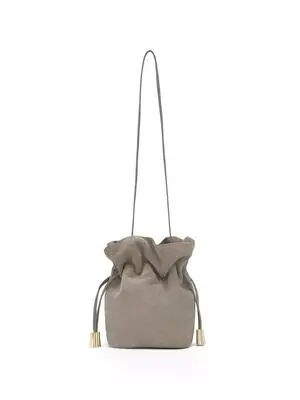 TOUS Small Heritage Drawstring Bucket Bag - Grey