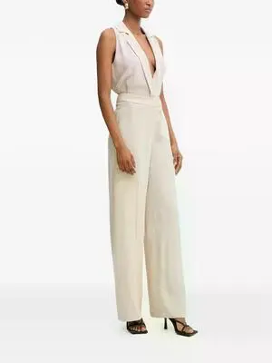 SIMONA CORSELLINI V-neck Sleeveless Jumpsuit