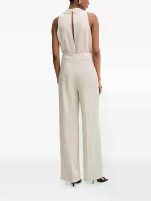 SIMONA CORSELLINI V-neck Sleeveless Jumpsuit