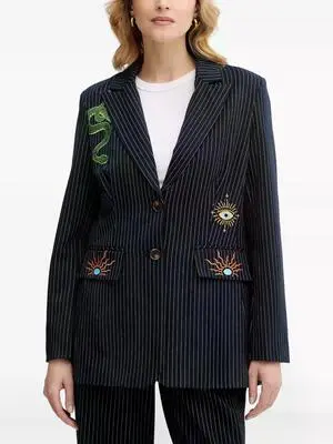 NEVER FULLY DRESSED Taylor Striped Blazer