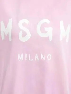 MSGM Logo-detail Mini Dress
