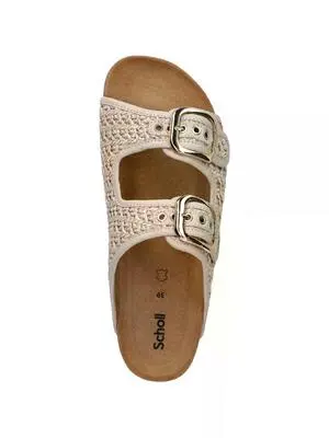 DR. SCHOLL'S SHOES Woven Buckle Strap Slides