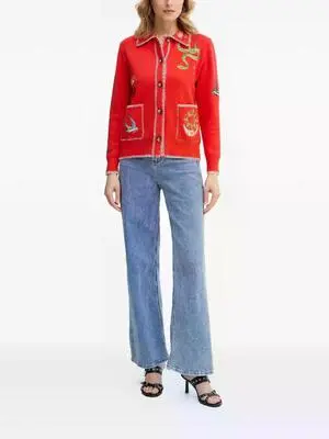 NEVER FULLY DRESSED Embroidered Cardigan