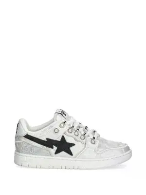 A BATHING APE Star-embellishment Sneakers - White