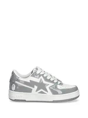 A BATHING APE Star-embellished Low Top Sneakers - White