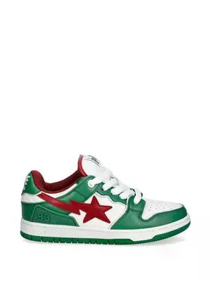 A BATHING APE Star-embellishment Sneakers - White