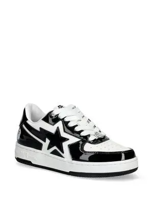 A BATHING APE Star-embellished Sneakers - White