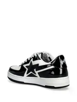 A BATHING APE Star-embellished Sneakers - White