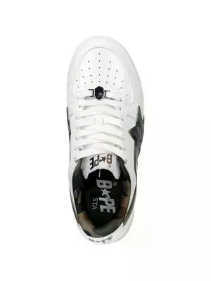 A BATHING APE Star-embellishment Sneakers - White