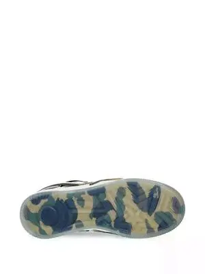 A BATHING APE Camouflage-pattern Sneakers