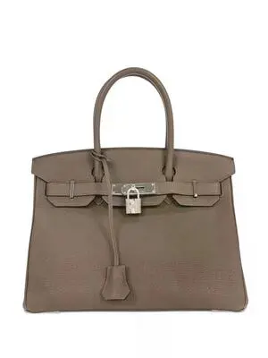 Hermès 2013 30 Birkin Togo Tote Bag - Grey