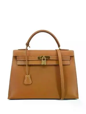 Hermès 1994 32 Kelly Sellier Veau Chamonix Tote Bag