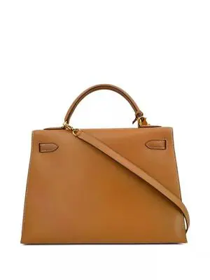 Hermès 1994 32 Kelly Sellier Veau Chamonix Tote Bag