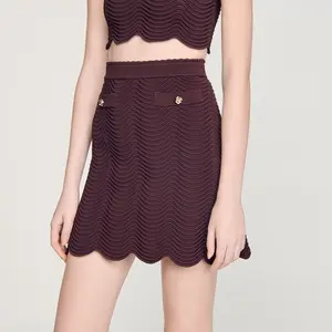 Sandro Knit Mini Skirt
