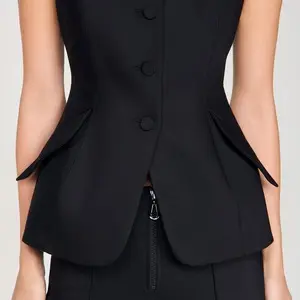 Sandro Peplum Vest