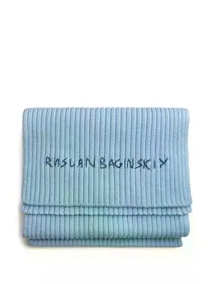 Ruslan Baginskiy Ribbed Scarf - Blue