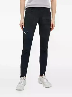 SALEWA Agner Panelled-design Performance Leggings - Black