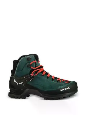 SALEWA Mtn Trainer Mid Gtx Geometric-pattern Trainers - Green
