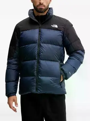 The North Face Logo-embroidered Padded Jacket - Blue