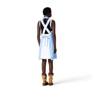 Miu Miu Poplin Apron - Light Blue