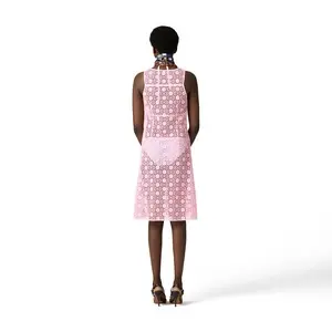 Miu Miu Macramé Dress - Pink