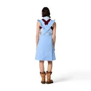 Miu Miu Poplin Apron Dress