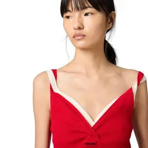 Miu Miu Cotton Knit Top