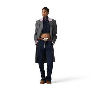 Miu Miu Technical Jersey Cropped Top - Navy