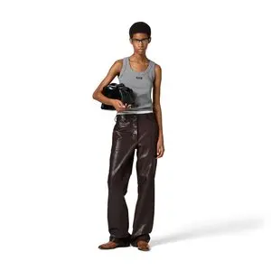 Miu Miu Ribbed Jersey Tank Top