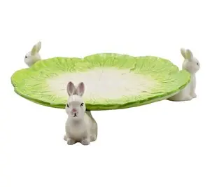 TEMP-TATIONS Special Edition 13' Cabbage Cake Plate - One-color
