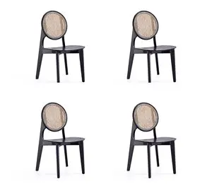 MANHATTAN COMFORT Versailles Wood Dining Chair 2.0 Set Of 4 - One-color