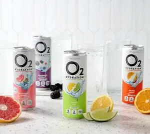 O2 HYDRATION 12oz Cans Electrolyte And Hydration Drink - One-color