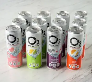 O2 HYDRATION 12oz Cans Electrolyte And Hydration Drink