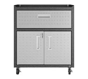 MANHATTAN COMFORT Fortress Mobile Garage Cabine T - One-color