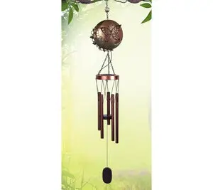 SUNSET VISTA DESIGNS Flower Moon Solar Chime - One-color