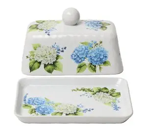 TEMP-TATIONS Seasonal Lidded Butter Dish With Finial - One-color