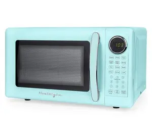 NOSTALGIA Retro 0.7 Cu. Ft. Countertop Microwav E - One-color