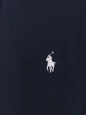Polo Ralph Lauren Cotton Shirt With Front Embroidered Logo - Blue