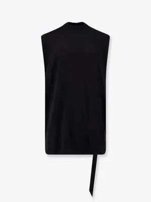 Rick Owens Cotton Tank Top - Black