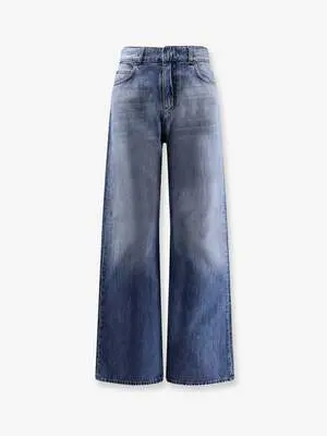 Pinko Wanda Wide Leg Jeans - Blue
