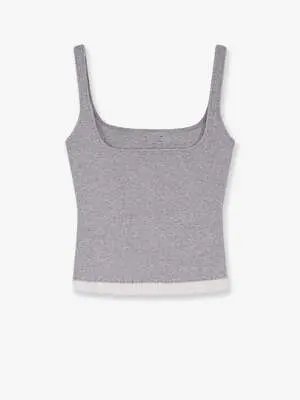 ENTIRE STUDIOS Ribbed Cotton Tank Top