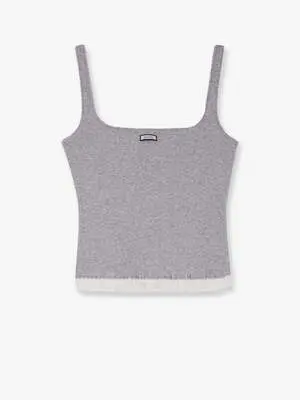 ENTIRE STUDIOS Ribbed Cotton Tank Top