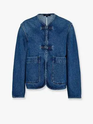 Soeur Agatha Recycled Cotton Jacket - Blue