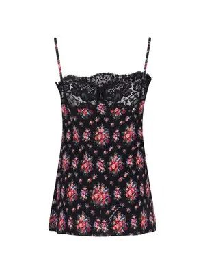 Dolce & Gabbana Silk Charmeuse Top