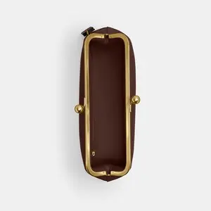 COACH Kisslock Frame Bag 30 - Brass/maple