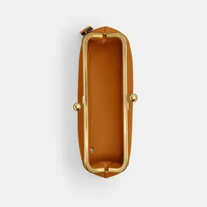 COACH Kisslock Frame Bag 30 - Brass/saffron