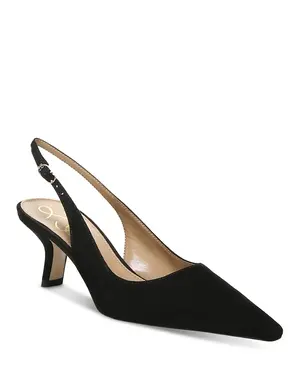 Sam Edelman Bianka Slingback Kitten Heels - Black