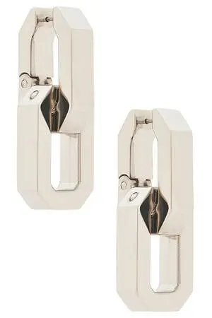 Ralph Lauren Oval Dangle Earrings - Grey